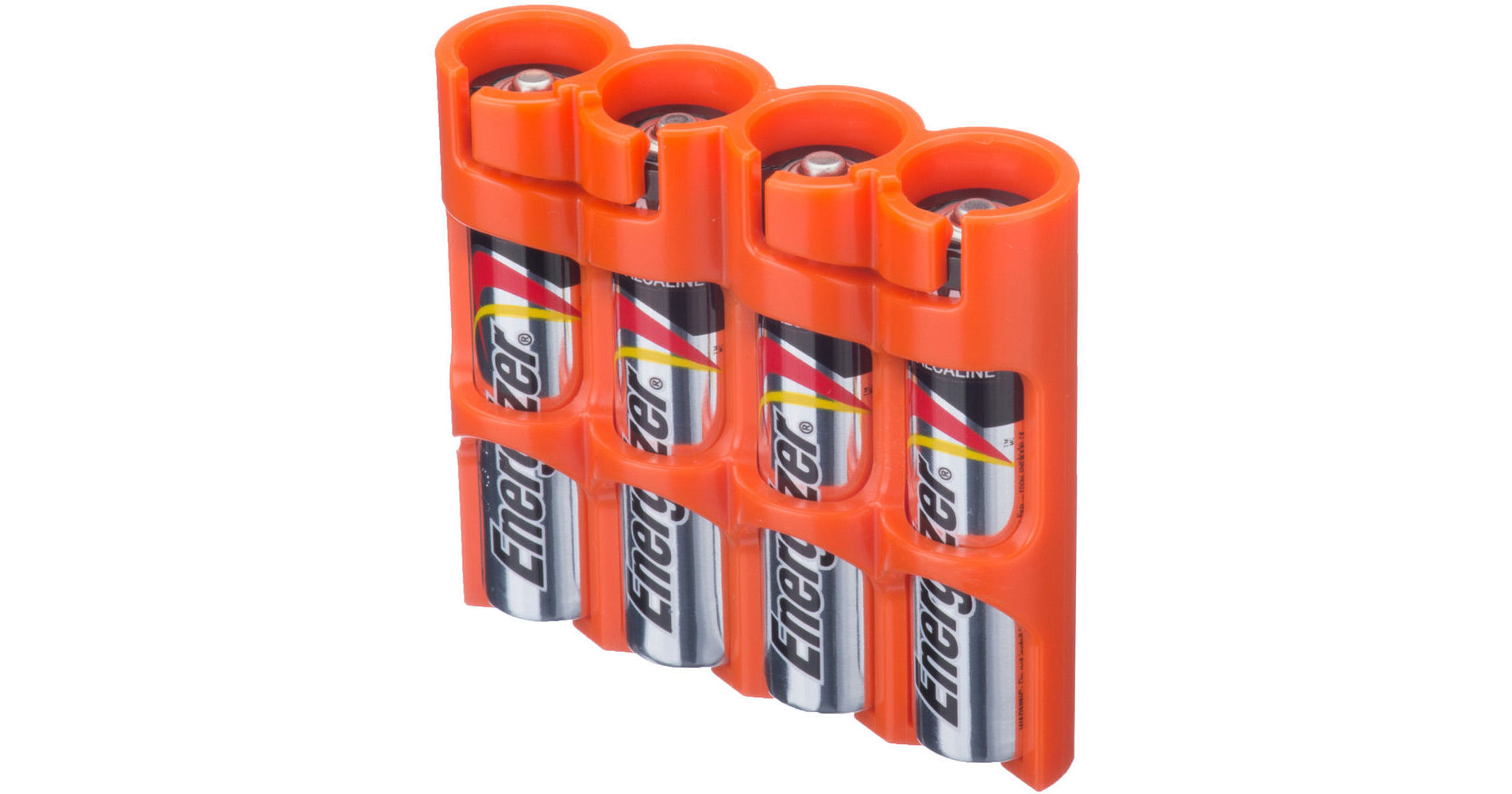 STORACELL SlimLine AAA 4-Battery Holder (Orange) AAA4ORG B&H