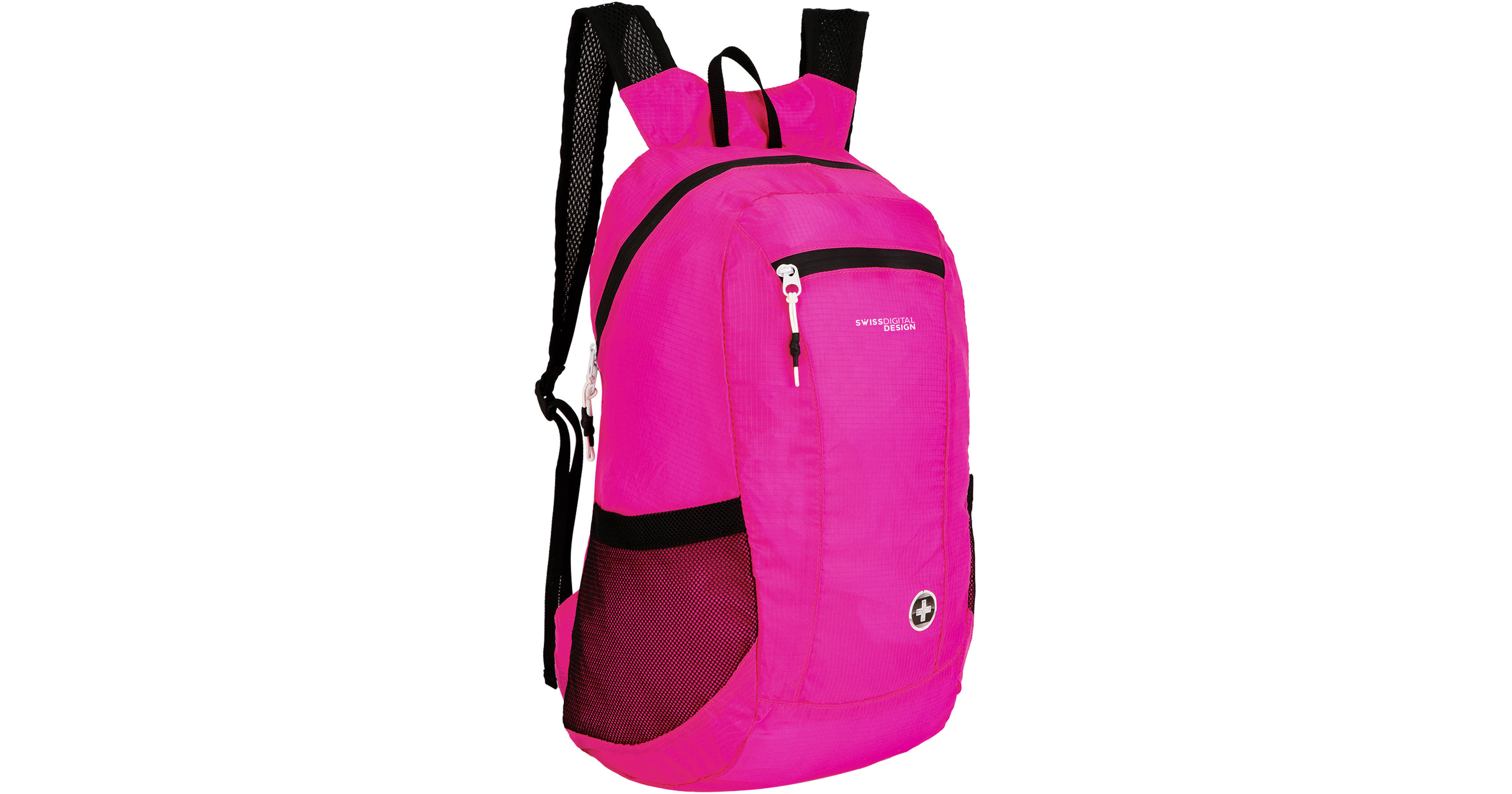 Swissdigital Seagull Foldable Backpack (Pink) SD1595-46 B&H
