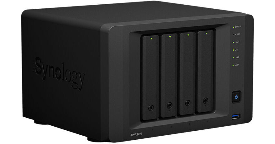 Synology DVA3221 4-Bay Deep Learning NVR DVA3221 B&H Photo Video