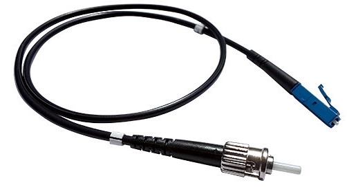 Tactical Fiber Systems ST Single Male to LC Single Male 1STM1LCM