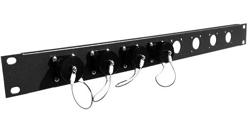 Tactical Fiber Systems Patch Panel with 4 BullsEye Duo