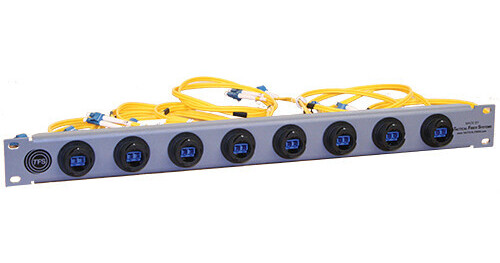 Tactical Fiber Systems Patch Panel with 8 BullsEye 2BEPATPAN8LC