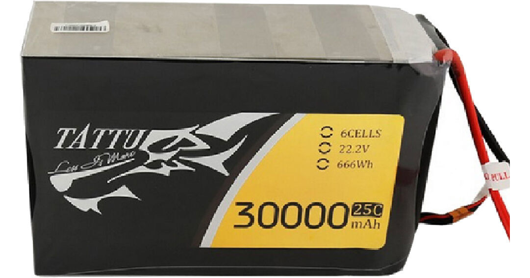 Tattu G-Tech 30000mAh 6S 22.2V 25C LiPo Battery TAA30K6S25ASX