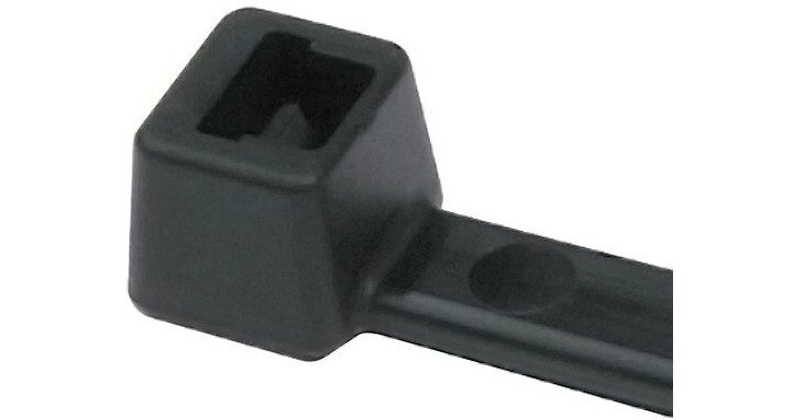 HellermannTyton T18R0M4 4" Black Nylon Cable Ties TYT-T18R0M4