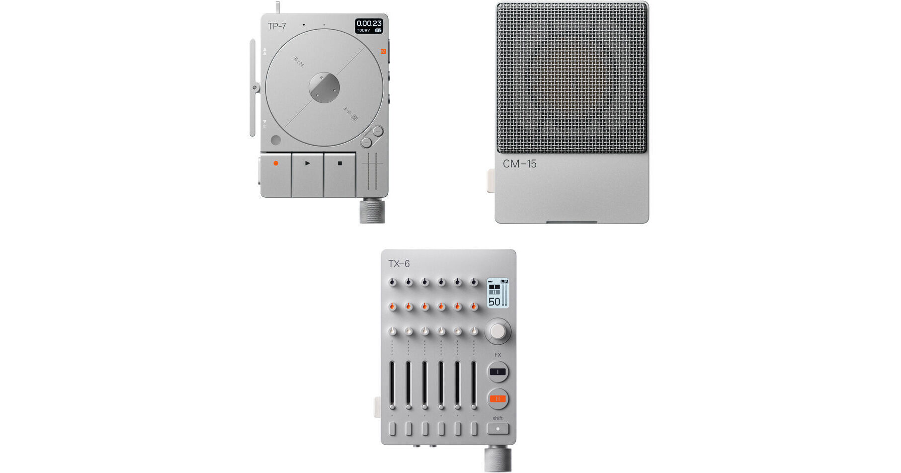 teenage engineering TP-7 Digital Tape Recorder Kit with CM-15