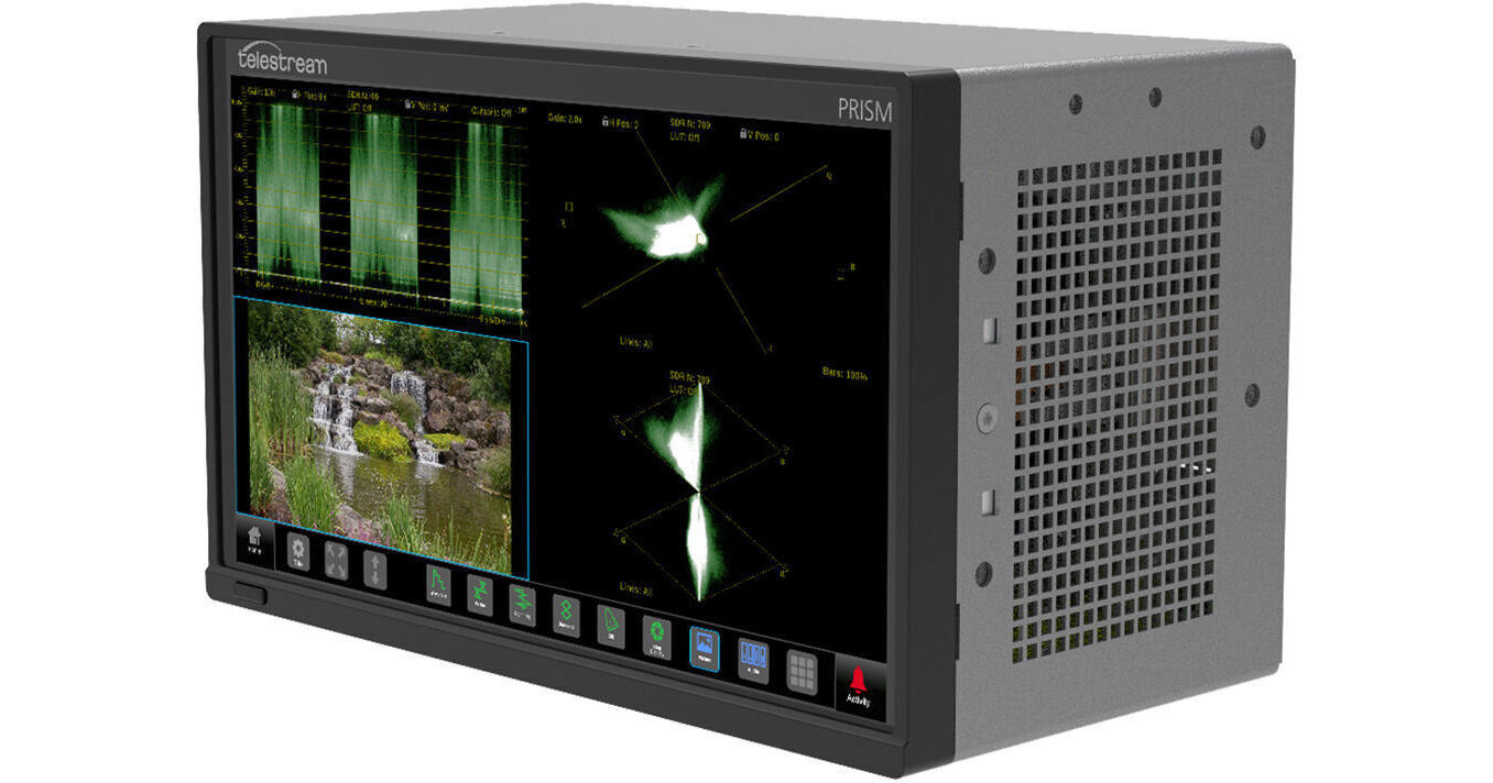 Telestream PRISM Waveform Monitor with Dual Integrated MPS-300