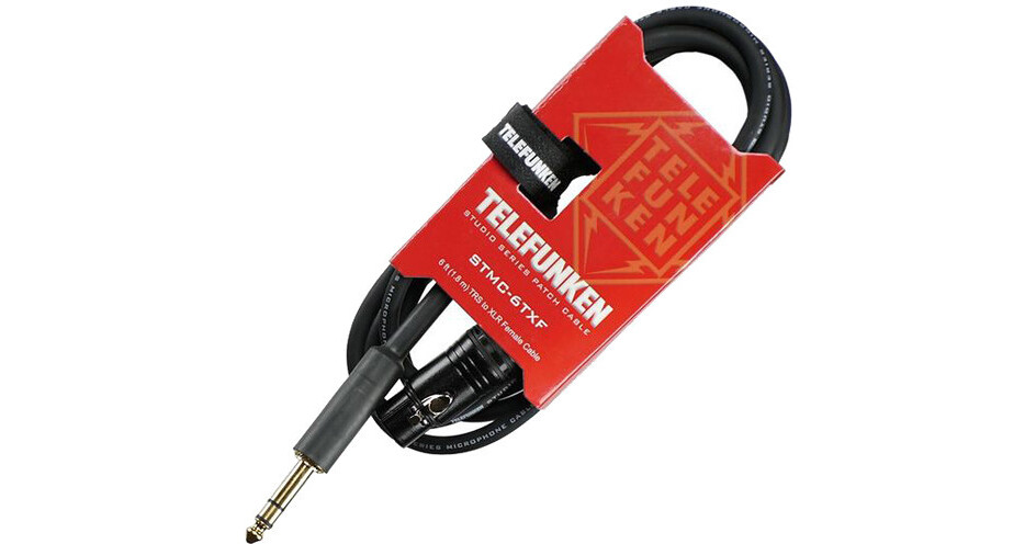 Telefunken Studio Series 1/4" TRS Male to 3-Pin XLR STMC-6TXF