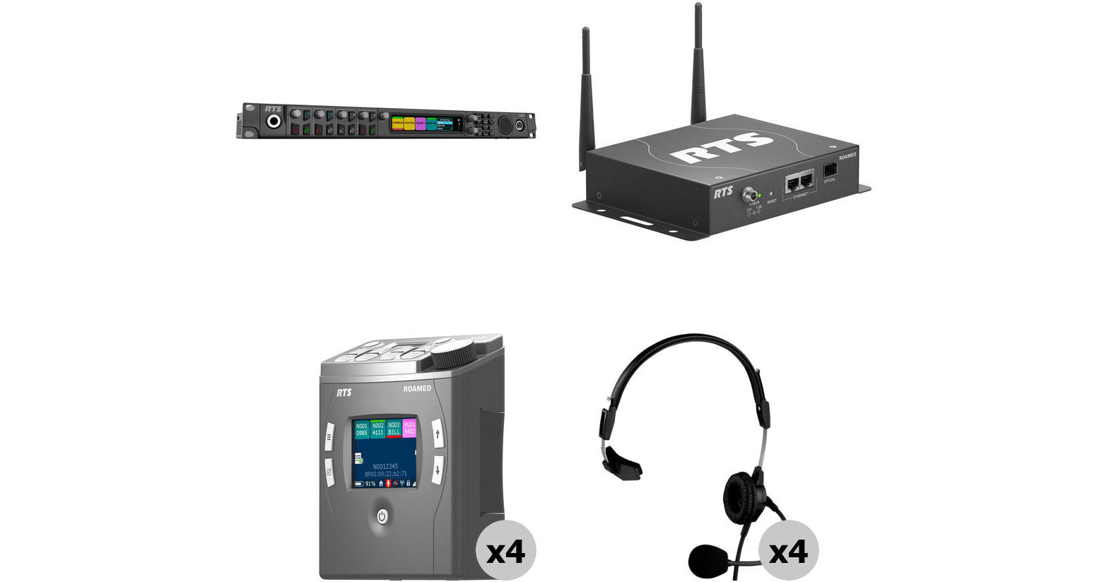Telex/RTS OMS OMNEO Main Station Intermediate Partyline Digital