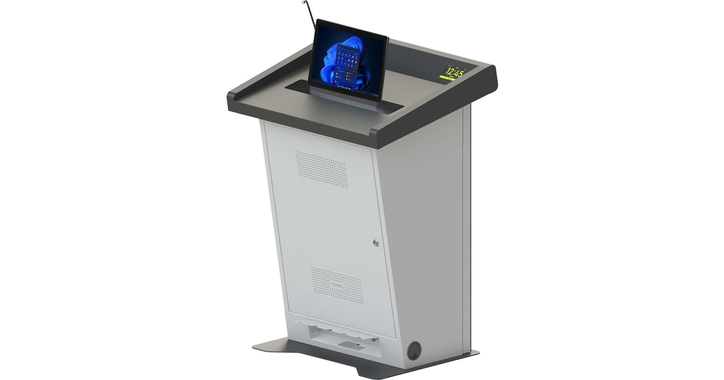 TEMAS TM23S Digital Lectern 15" Multi Touch Retractable TM23S