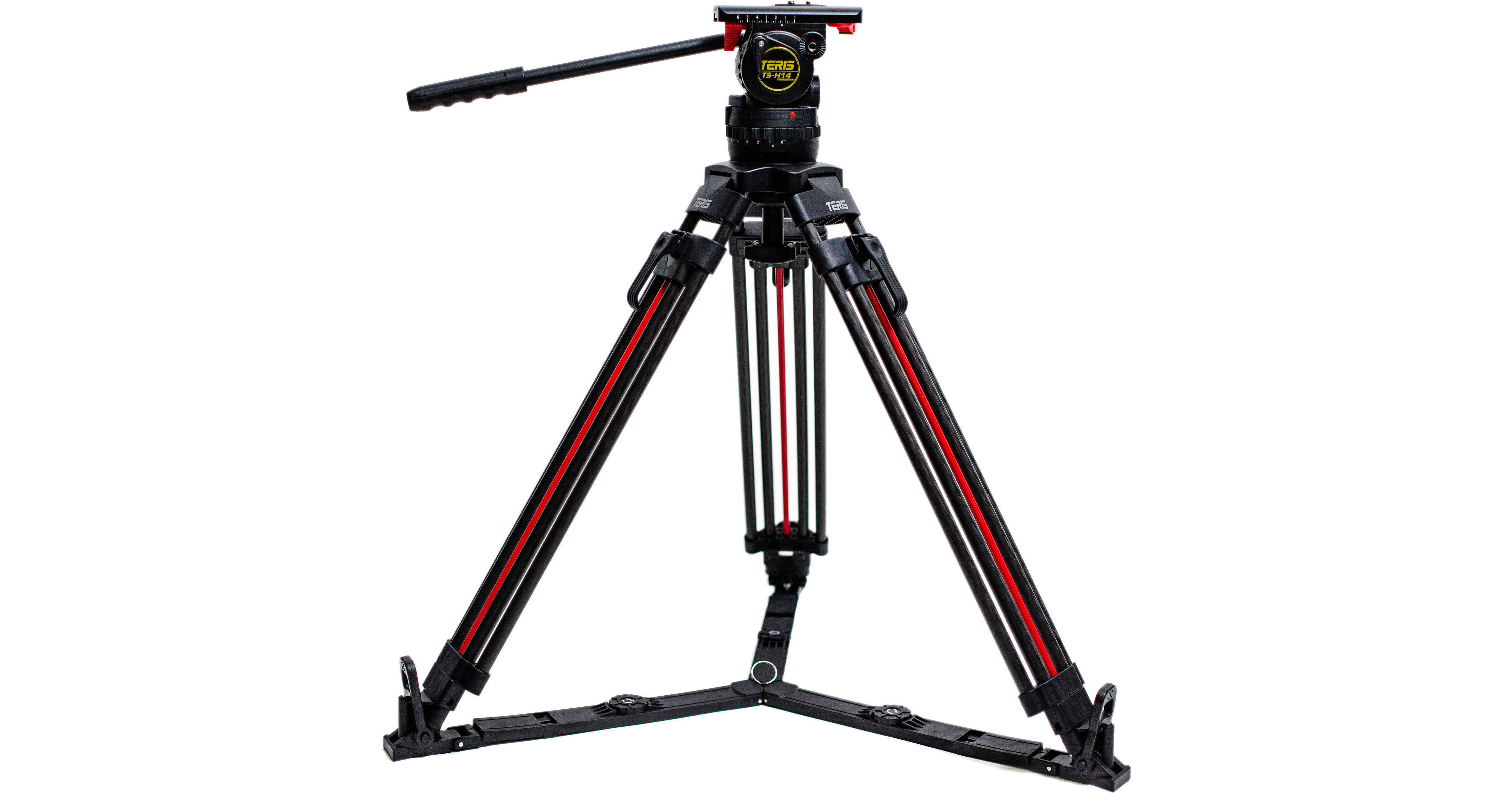 Teris TS-H14CF-Q Fluid Head & Carbon Fiber Tripod TS-H14CF-Q B&H