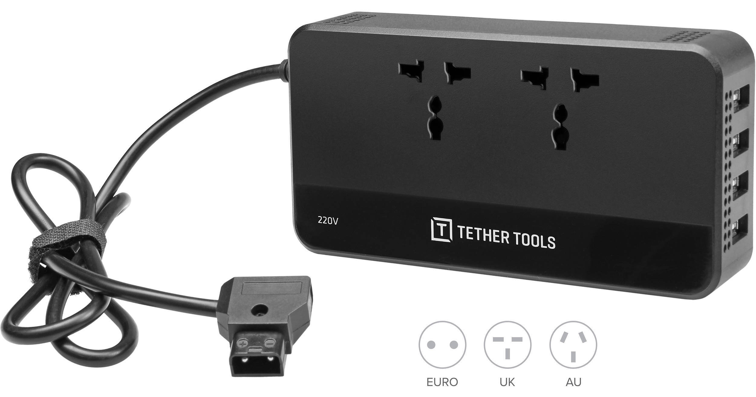 Tether Tools ONsite D-Tap to AC Power Supply (220V) SDAC220 B&H