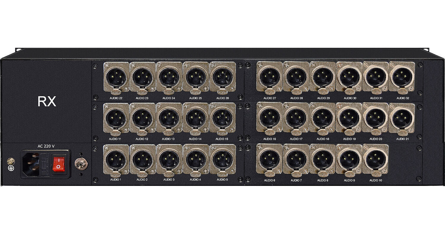 Thor 32-Channel XLR Balanced Audio over Fiber F-32A-XLR-TXRX B&H