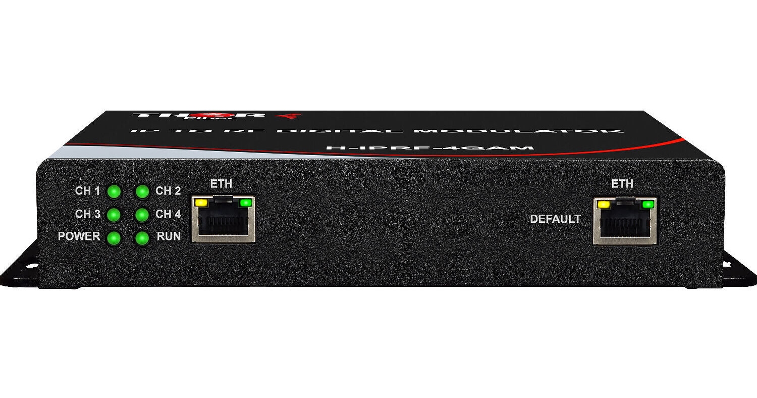 Thor IPTV Input to 4-Channel CATV RF Edge QAM H-IPRF-4QAM B&H
