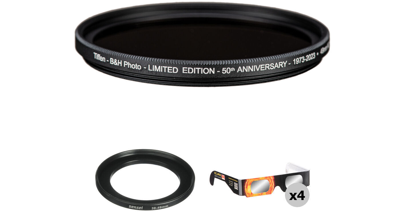 Tiffen Solar ND Filter with 39-49mm Step-Up Ring and Solar