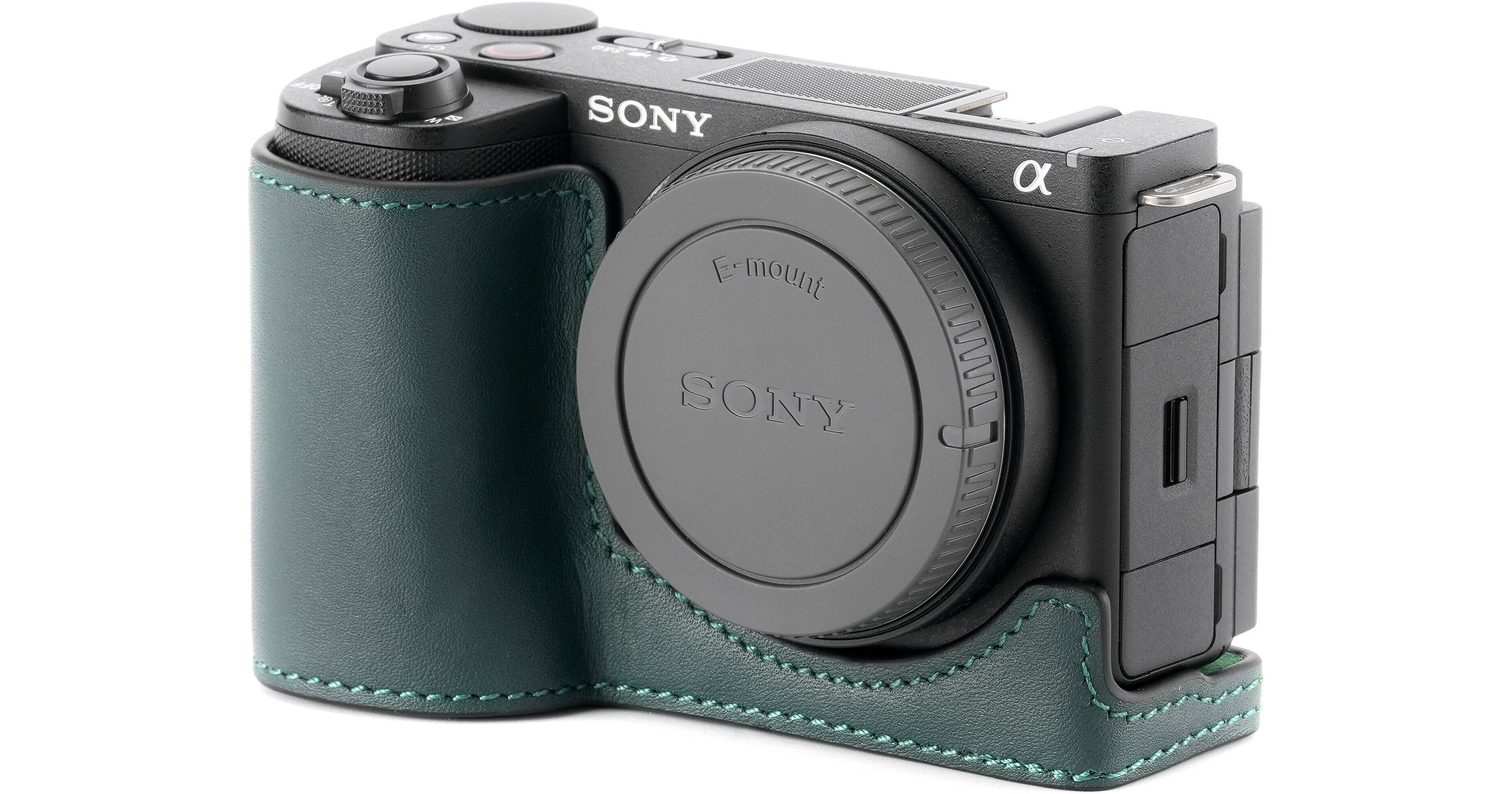 Tilta Leather Camera Case for Sony ZV-E10 II (Green)