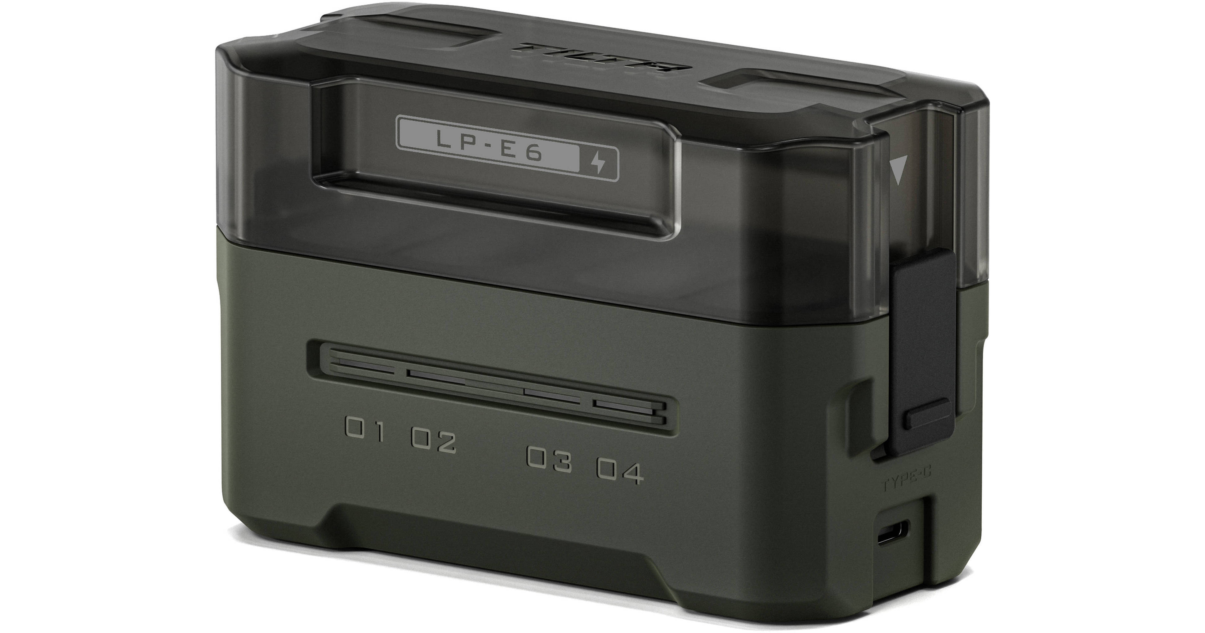 Tilta Portable Charging Station for LP-E6 Batteries TBC-E6-GN