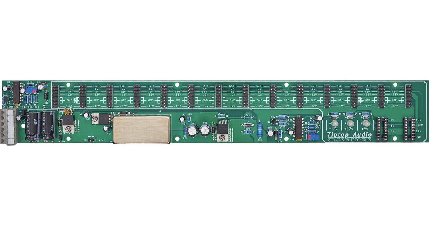Tiptop Zeus Studio Bus Board for Eurorack (16 Connectors)
