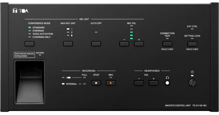 Toa Electronics TS-D1100-MU Master Control Unit TS-D1100-MU B&H
