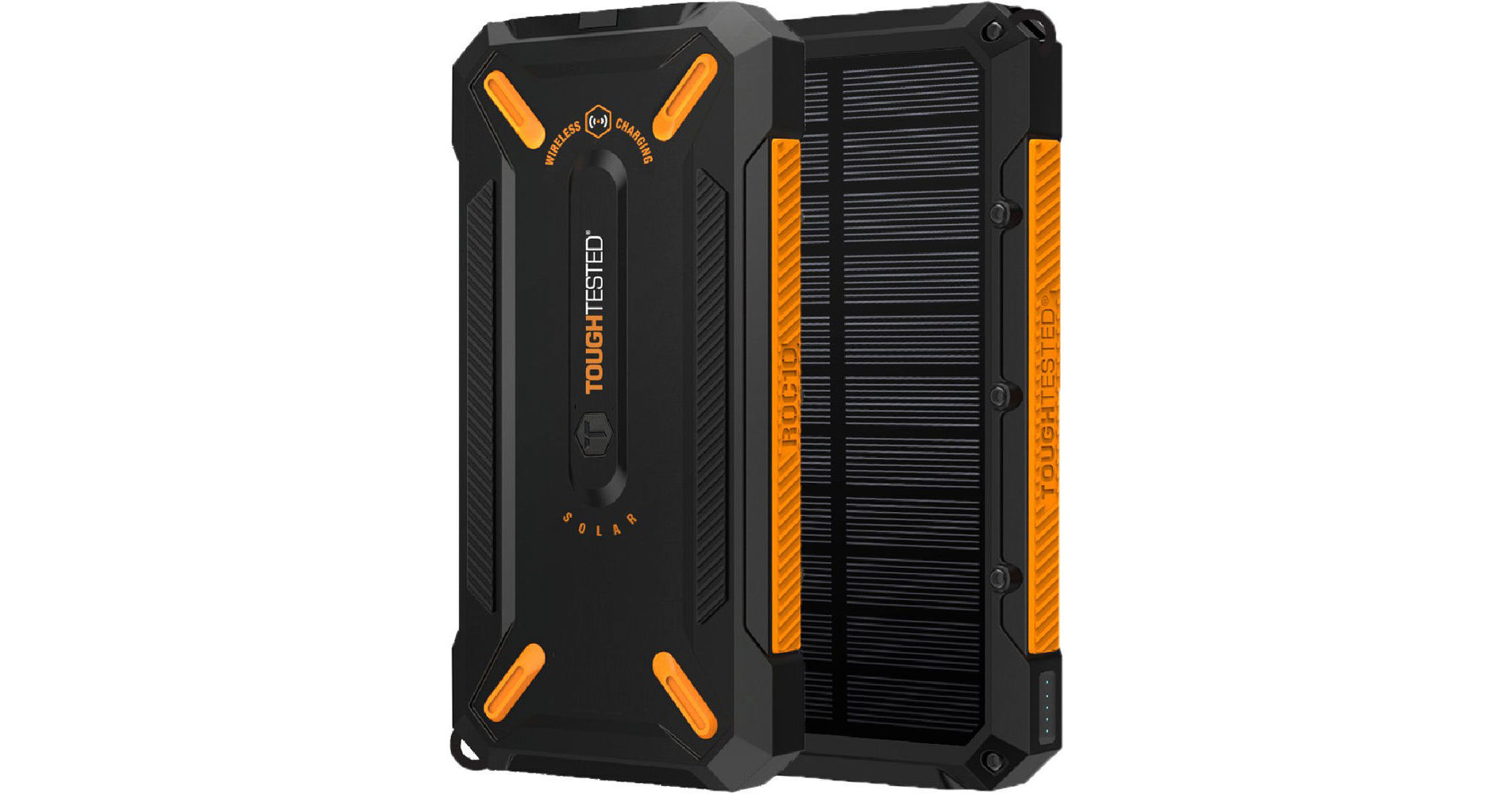 ToughTested 10,000mAh Solar Charger and Wireless TT-PBW-10C B&H