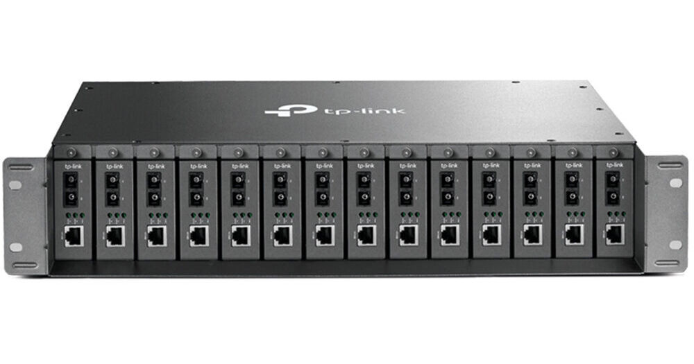 TP-Link TL-MC1400 14-Slot Rackmount Chassis MC1400 B&H Photo