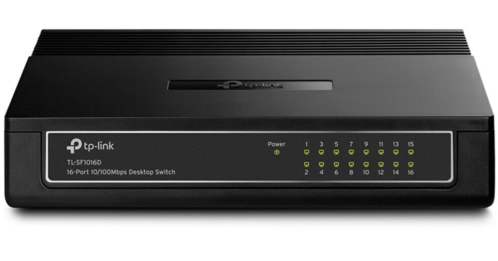 TP-Link TL-SF1016D 16-Port 10/100 Mb/s Unmanaged Switch