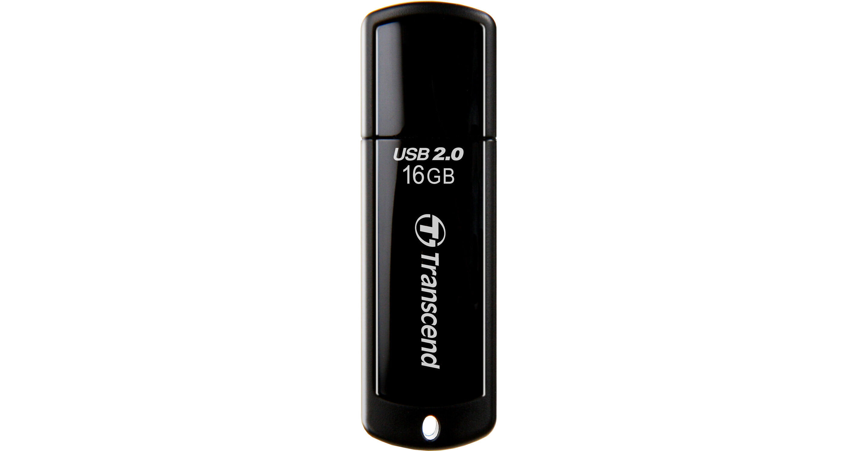 Transcend 16GB JetFlash 350 USB 2.0 Flash Drive (Black)
