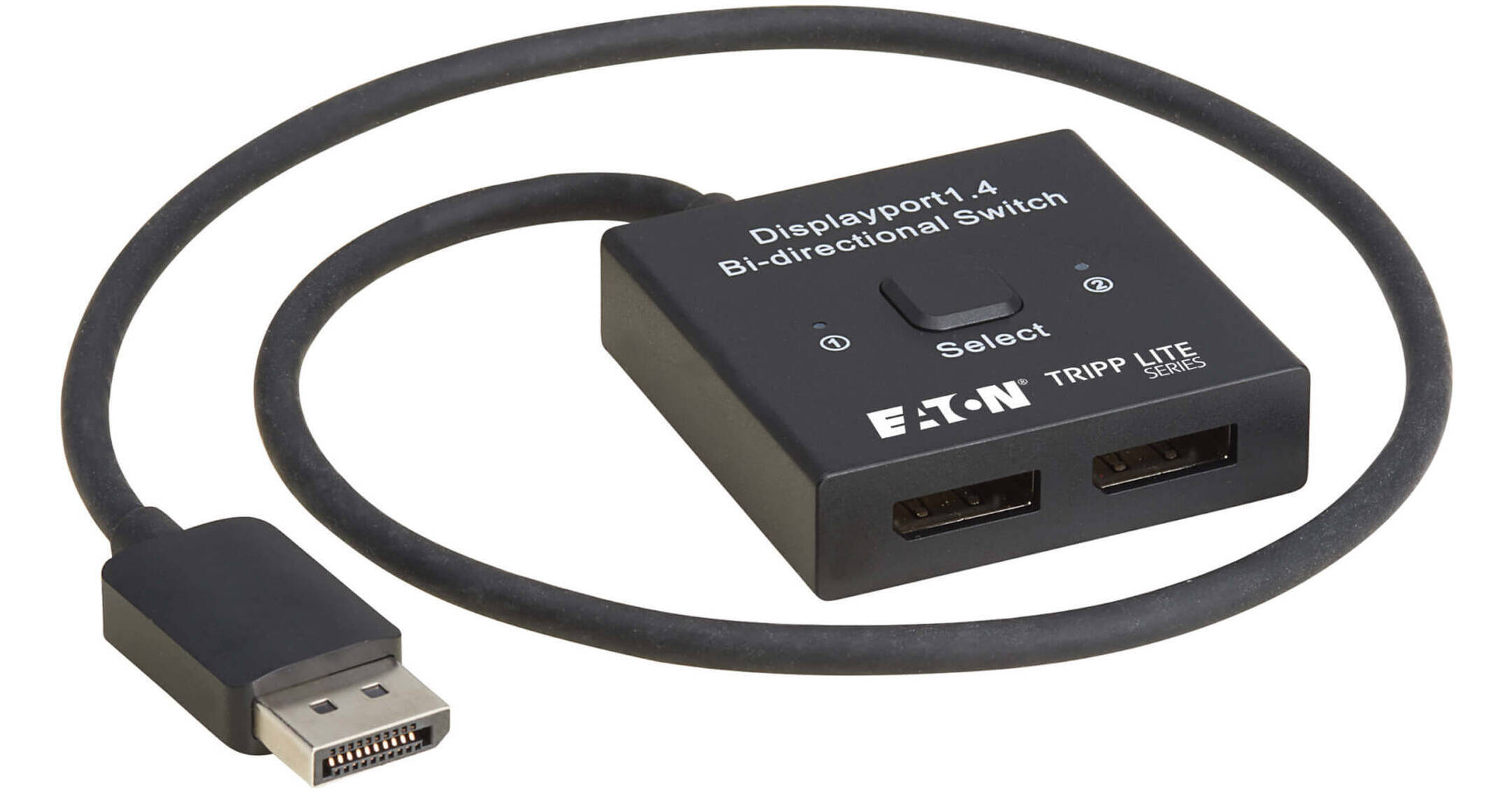 Tripp Lite 2x1 Bidirectional UHD 4K DisplayPort B119-002-BDS-DP