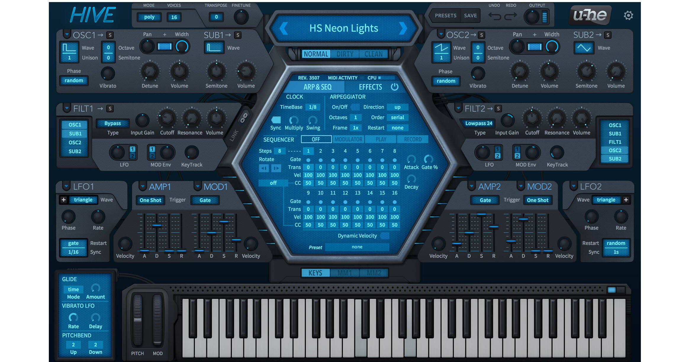 u-he Hive - Virtual Synthesizer (Download) 10-12083 B&H Photo