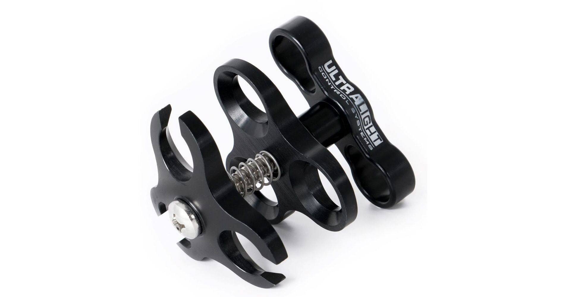 Ultralight Triple Ball Clamp with One-Side Cutouts and AC-TCSJK