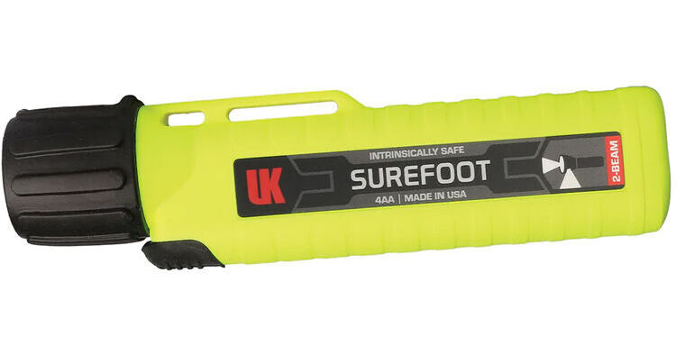Underwater Kinetics 4AA Surefoot eLED Dual-Beam Flashlight