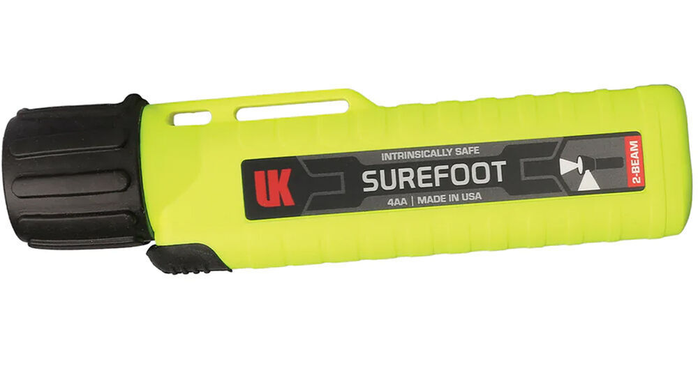 Underwater Kinetics 4AA Surefoot eLED Dual-Beam Flashlight