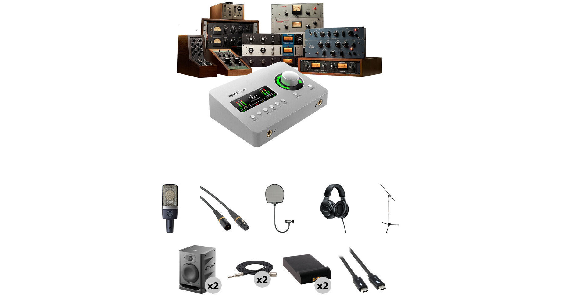 Universal Audio Apollo Solo Heritage Edition Desktop 2x4