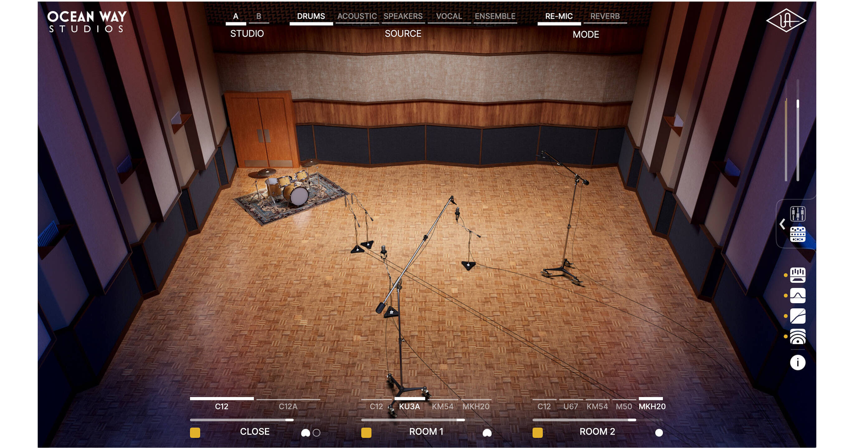 Universal Audio Ocean Way Studios Deluxe Room UADX-OCEAN-WAY B&H