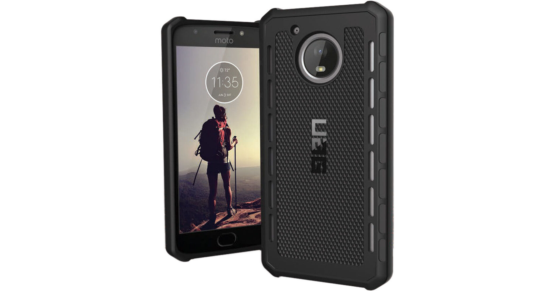 Urban Armor Gear Outback Case for Motorola Moto E MOTOE4PLS-O-BK