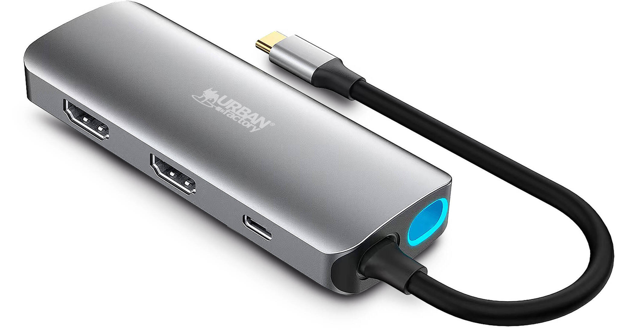 Urban Factory 7-in-1 100W USB-C Hub MHC55UF B&H Photo Video