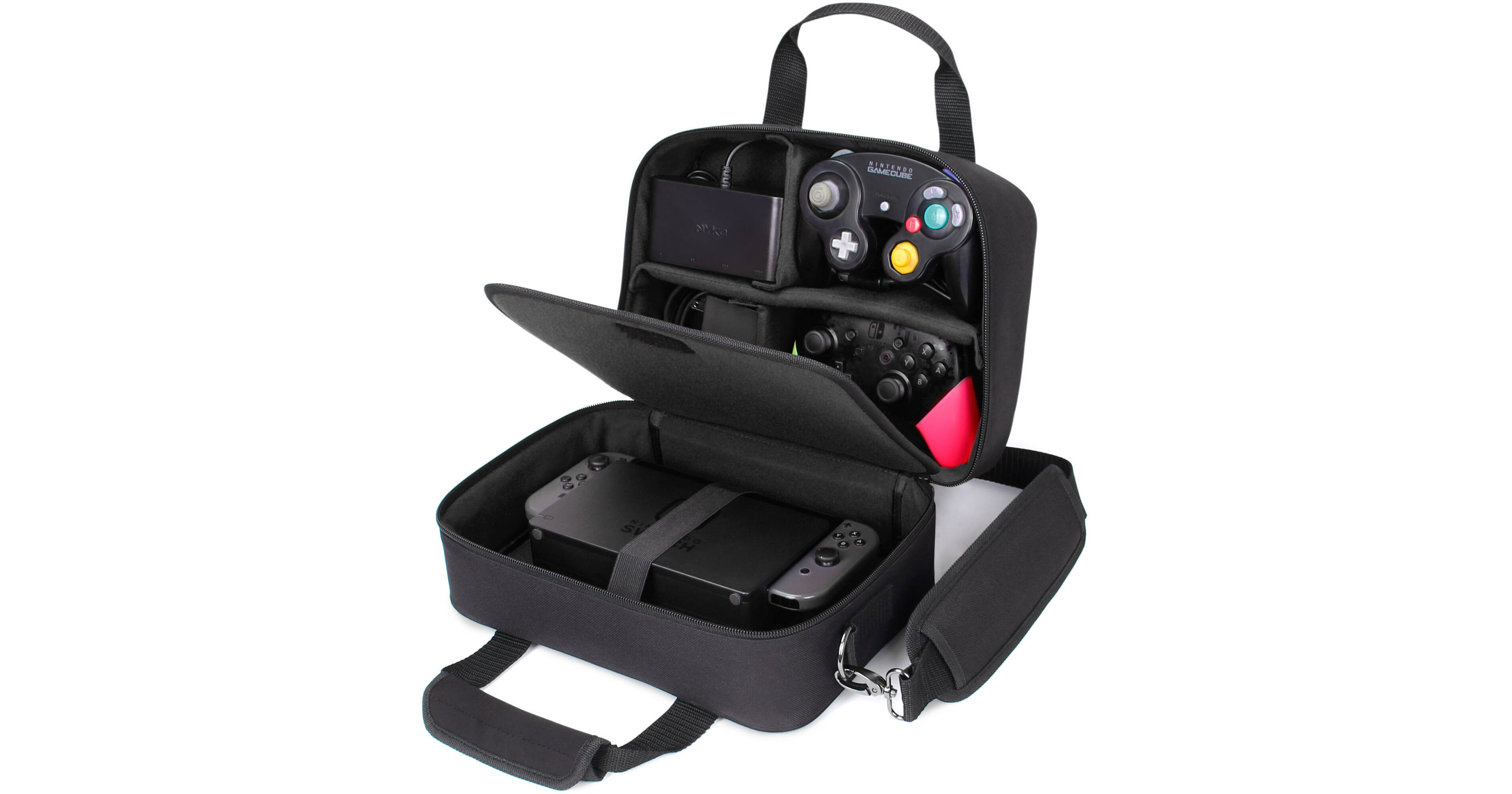 USA GEAR Nintendo Switch and Accessory Case GRSLS14605BKEW B&H