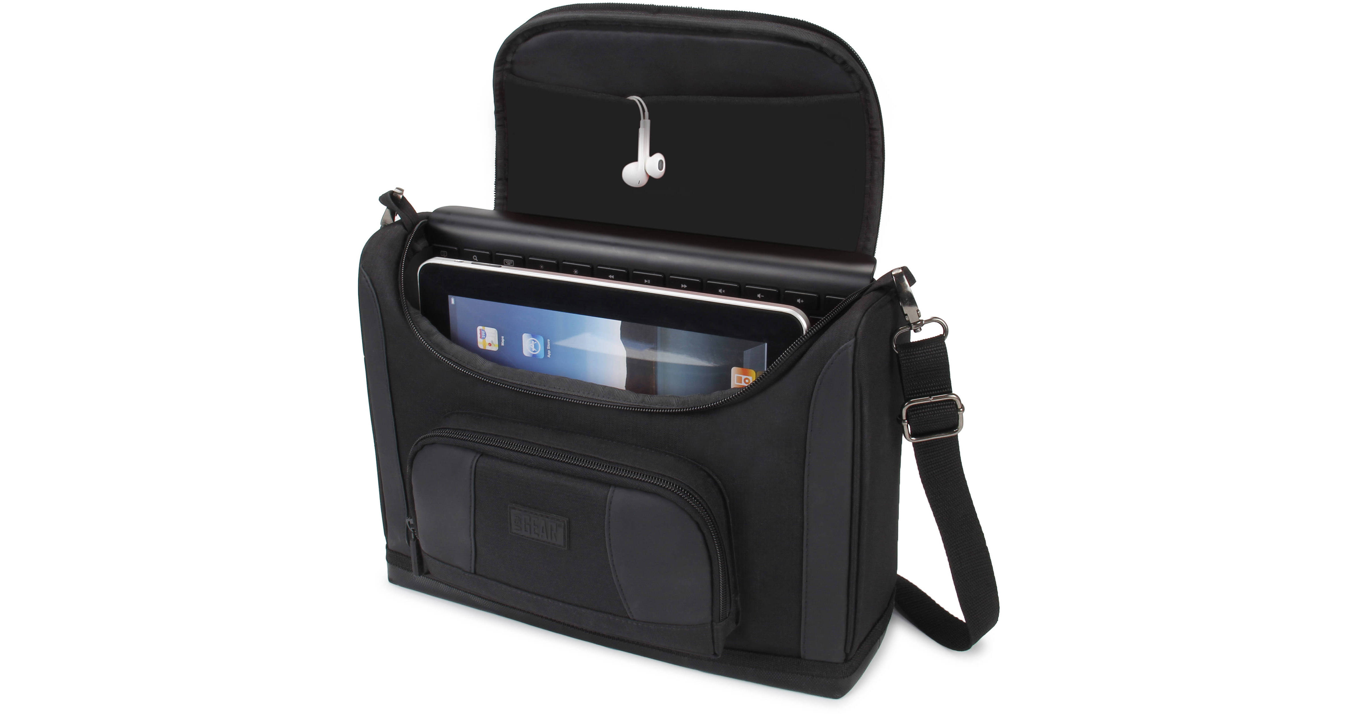 USA GEAR S7 Pro Messenger Bag GRSLS7P600BKEW B&H Photo Video
