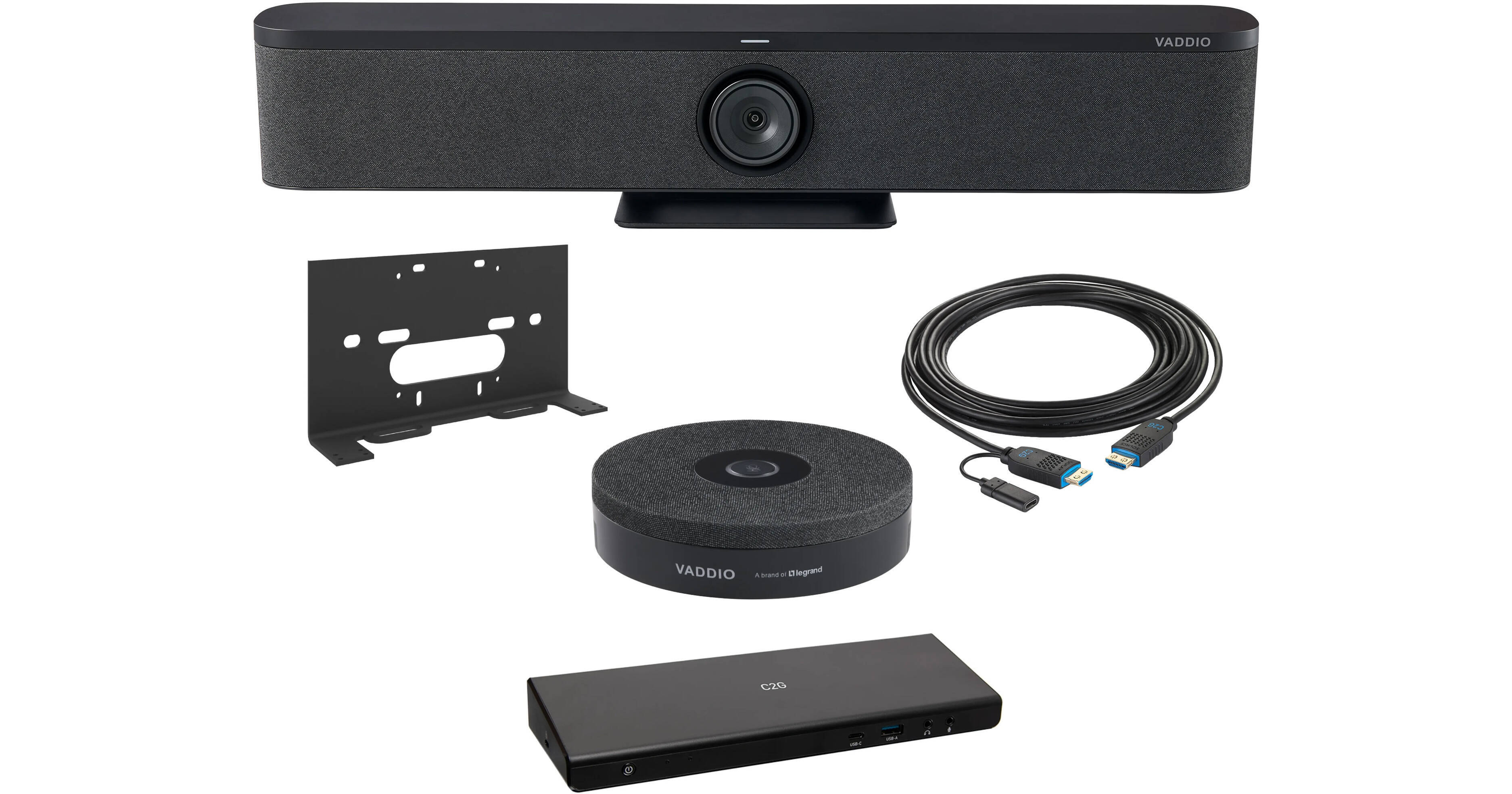 Vaddio Venture VideoBAR Conference Room Bundle 999-50909-770 B&H