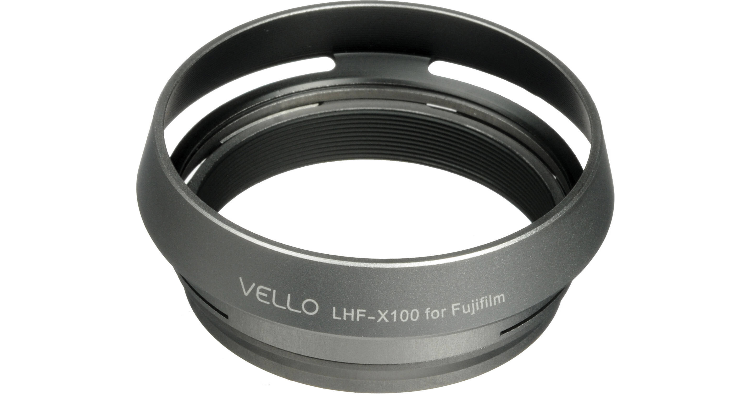 Vello LH-X100 Dedicated Lens Hood (Silver) LHF-X100 B&H Photo