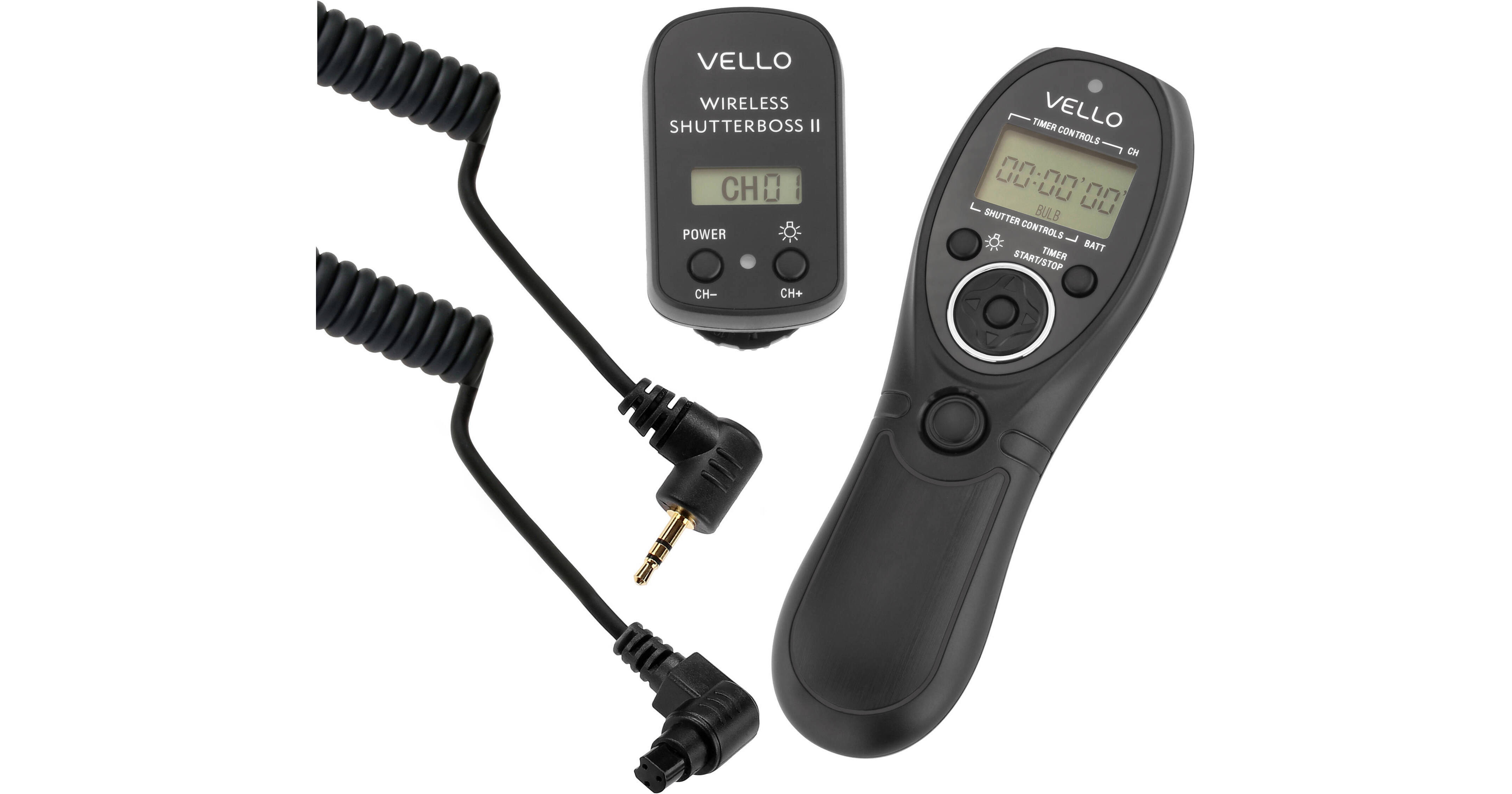Used Vello Wireless ShutterBoss II Remote Switch RCW-II-C B&H