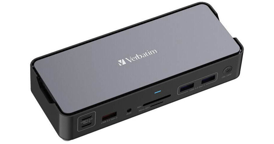 Verbatim 15-in-1 USB-C Pro Docking Station 32171 B&H Photo Video
