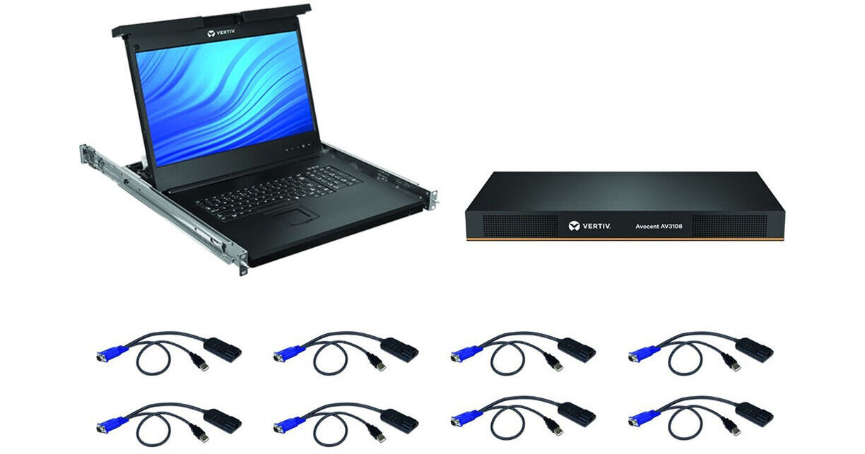 Vertiv Avocent 18.5" LCD Local Rack Access LRA185KMM8D-G01 B&H