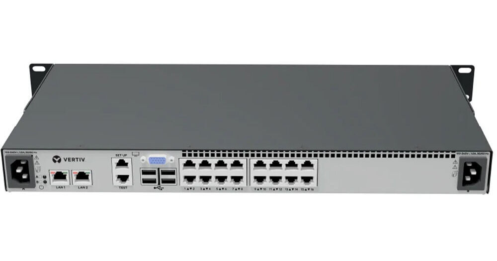 Vertiv Avocent MergePoint Unity 2 16-Port, MPU2-2016DAC-400 B&H