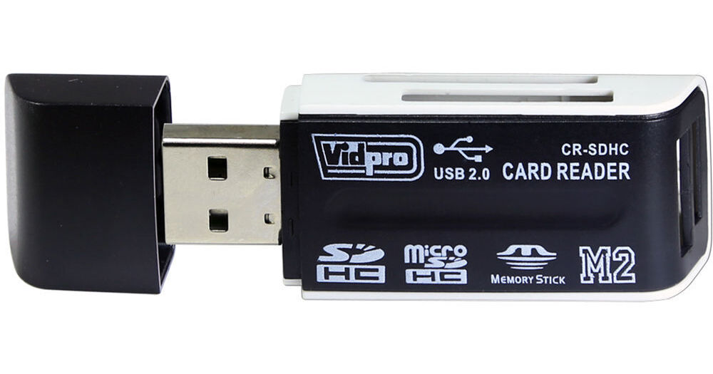 Vidpro 4-in-1 USB 2.0 Card Reader CR-SDHC B&H Photo Video