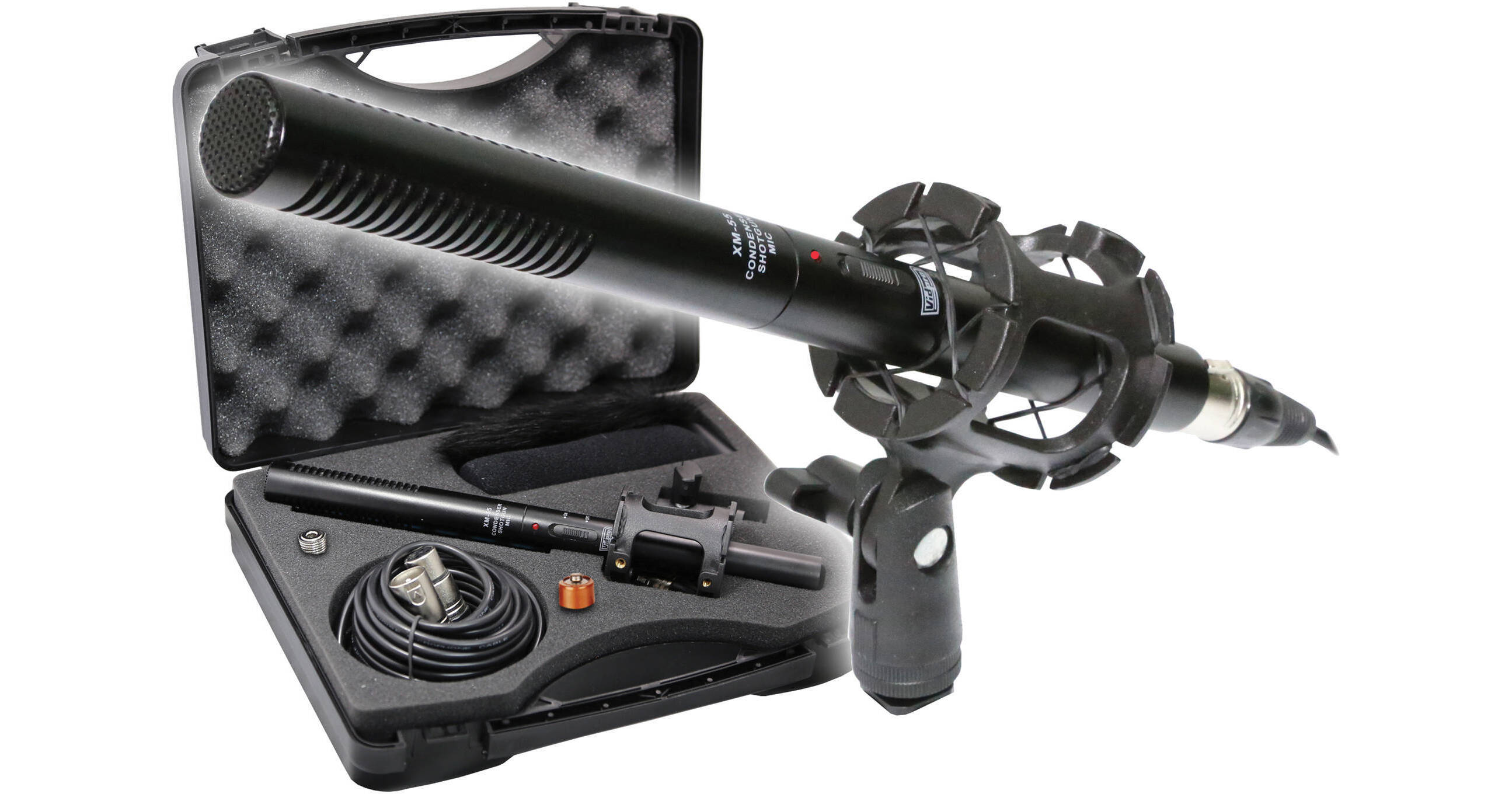 Vidpro XM-55 Shotgun Microphone with Location Recording XM-55