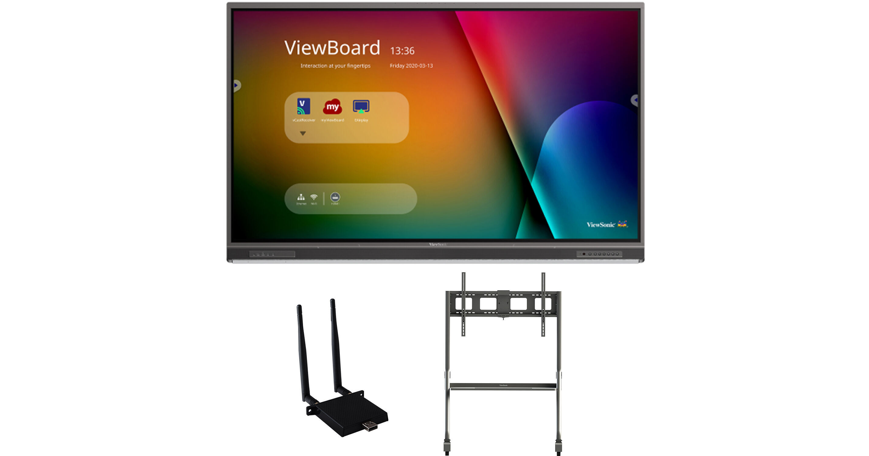 ViewSonic IFP7552-1C-E4 75" UHD 4K ViewBoard IFP7552-1C-E4 B&H