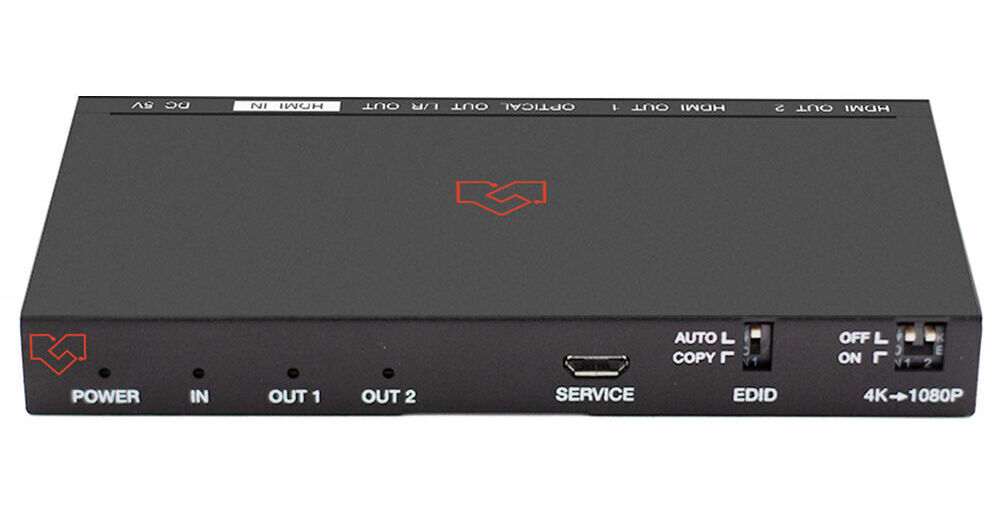 VigilLink 1x2 HDMI 2.0 Splitter VLSP-AS12H20 B&H Photo Video