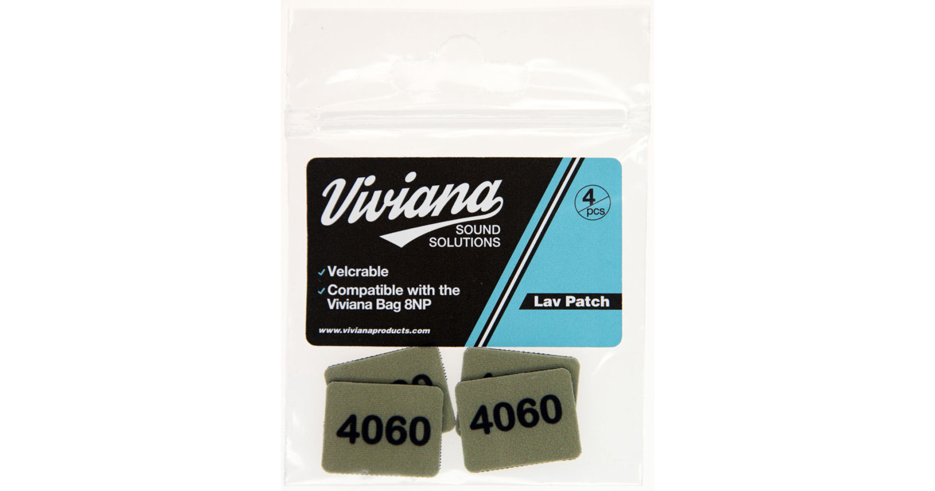 Viviana Lav Mic Patch for 8NP Bag and DPA 4060 VLP4060BG B&H