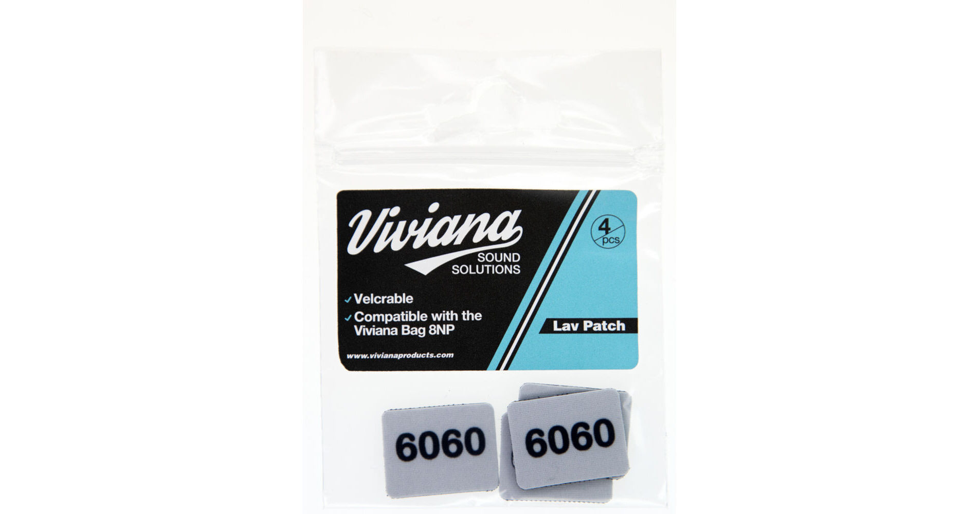 Viviana Lav Mic Patch for 8NP Bag and DPA 6060 VLP6060WH B&H
