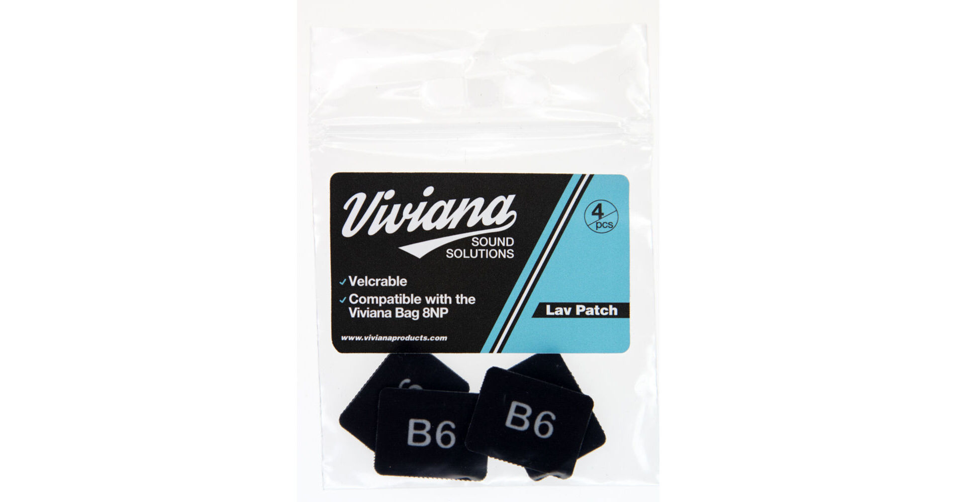 Viviana Lav Mic Patch for 8NP Bag and Countryman B6 VLPB6BK B&H